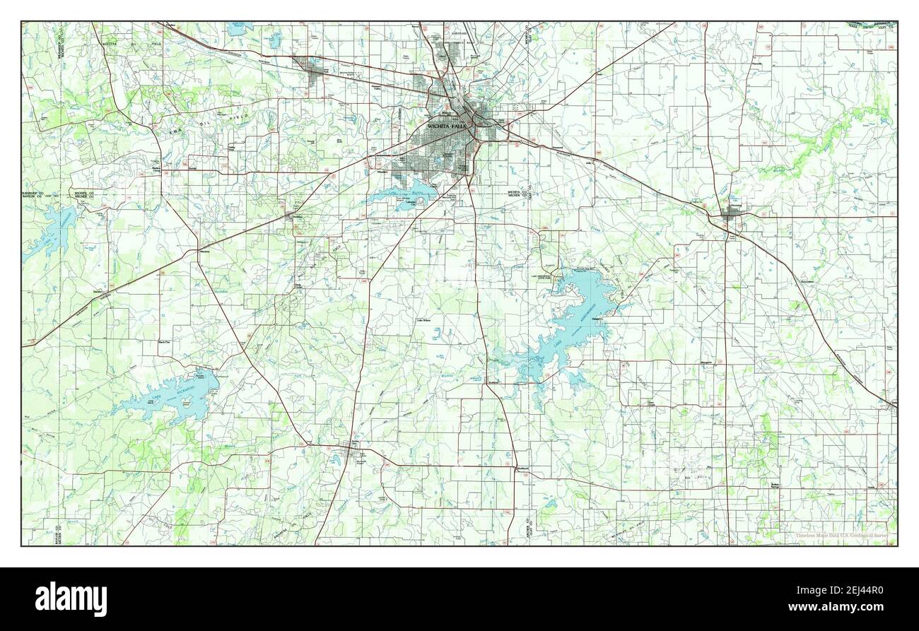 Wichita falls texas map hi-res stock photography and images - Alamy
