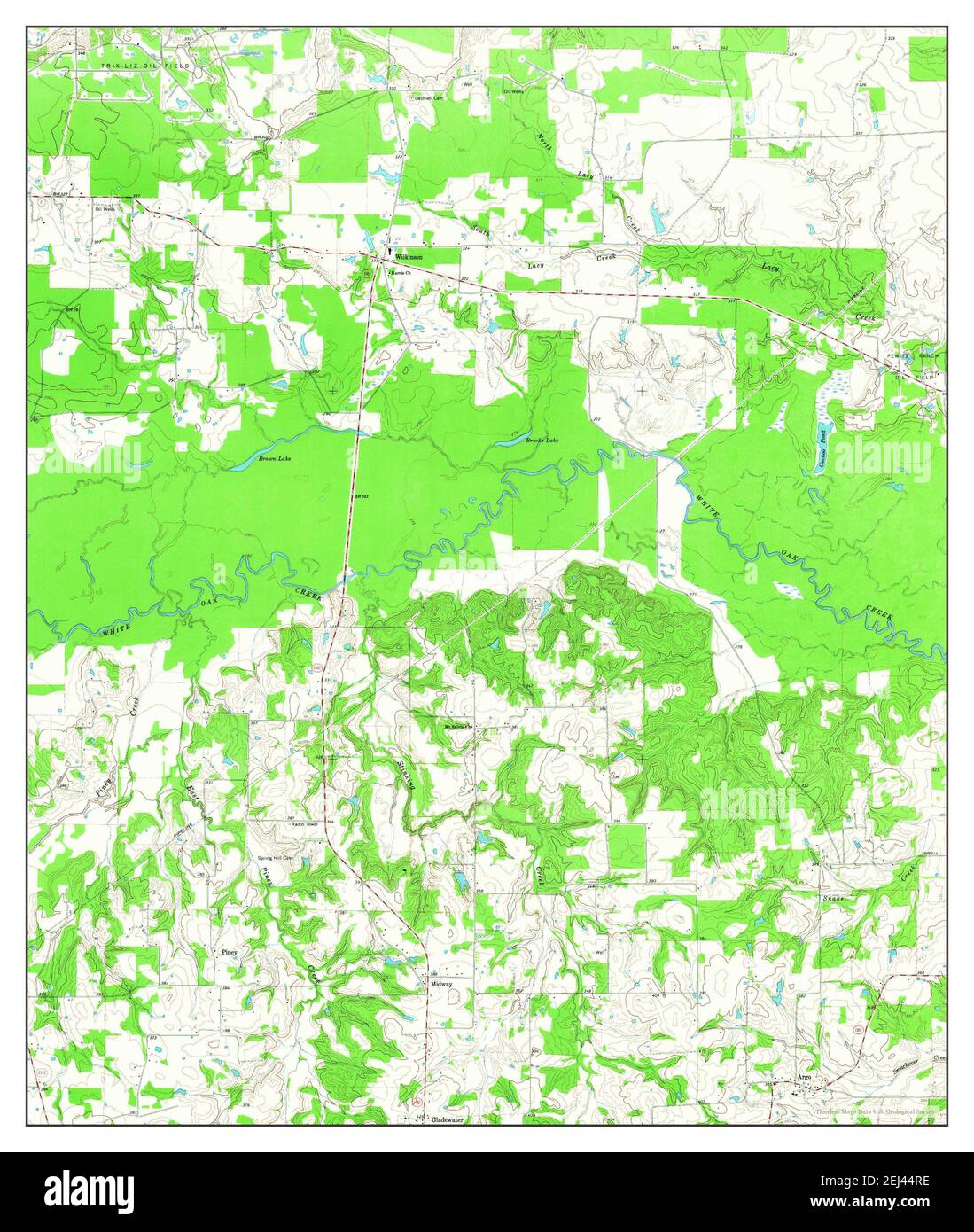 Wilkinson, Texas, map 1964, 1:24000, United States of America by ...
