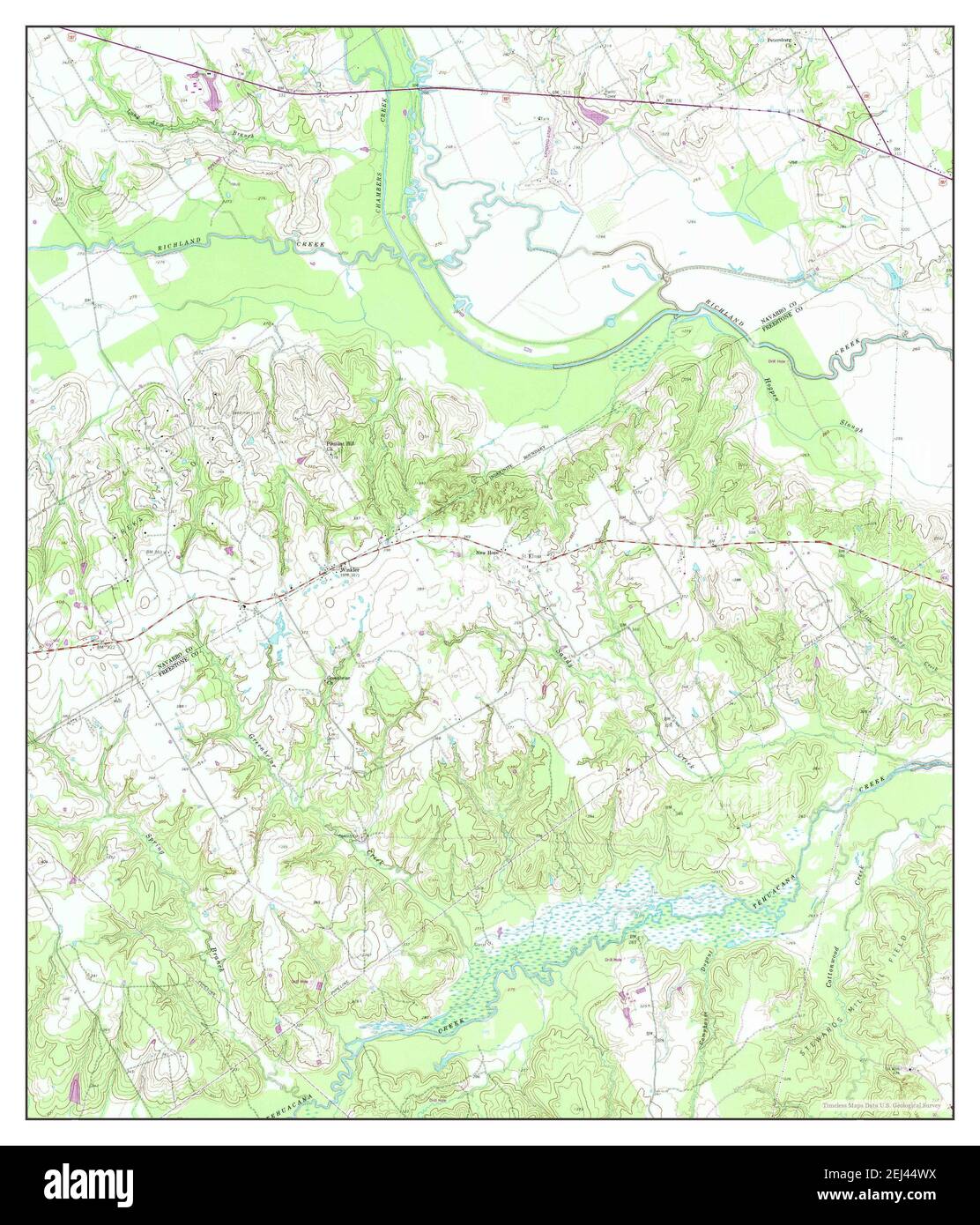 Winkler, Texas, map 1960, 1:24000, United States of America by Timeless ...