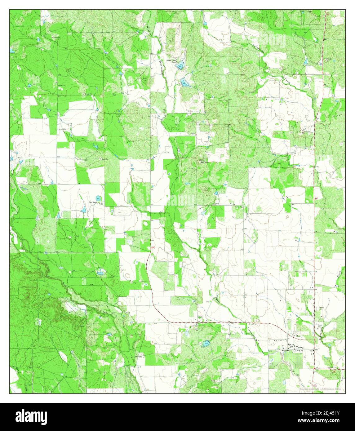 Yancey, Texas, map 1964, 1:24000, United States of America by Timeless ...