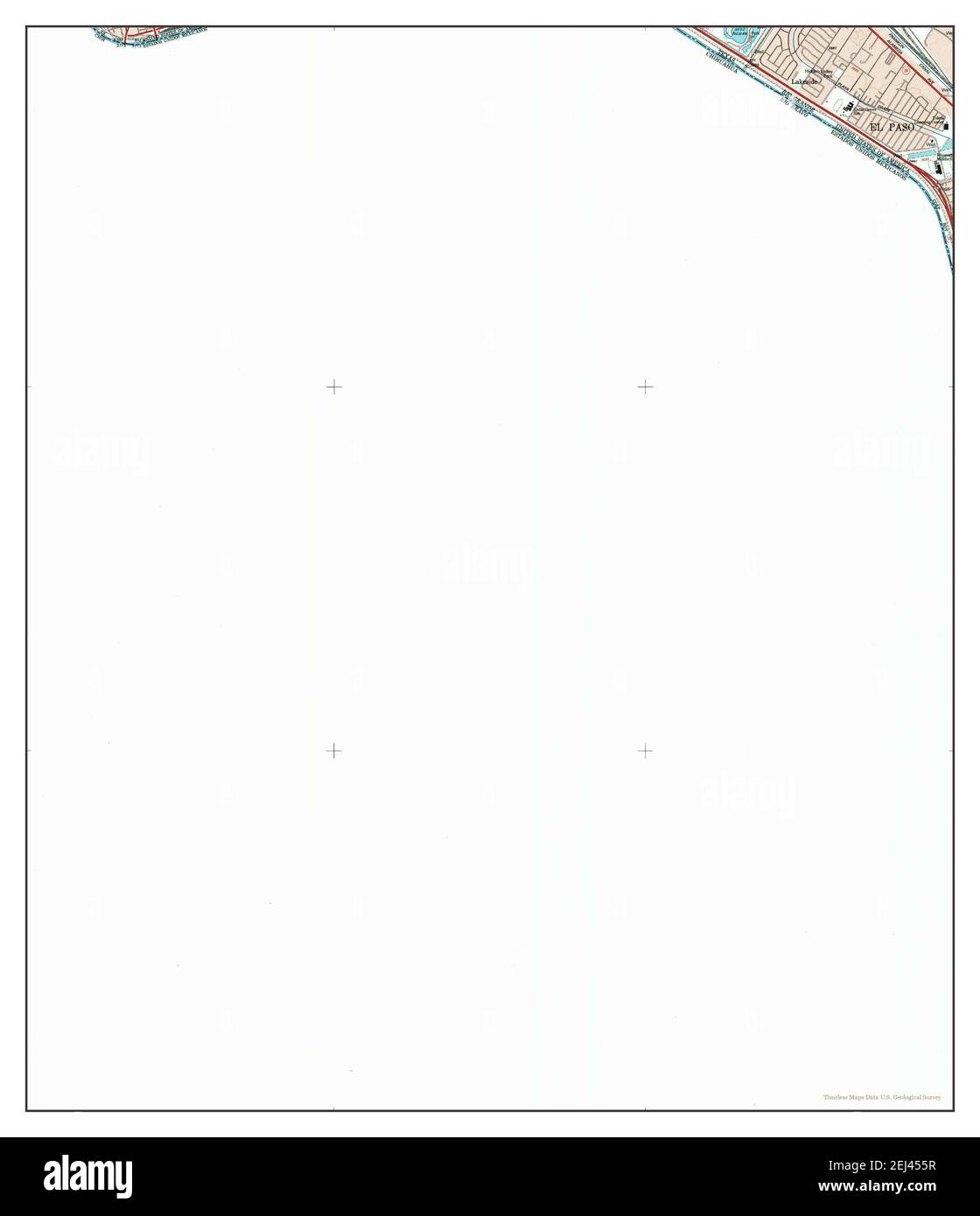 Ysleta NW, Texas, map 1994, 1:24000, United States of America by ...