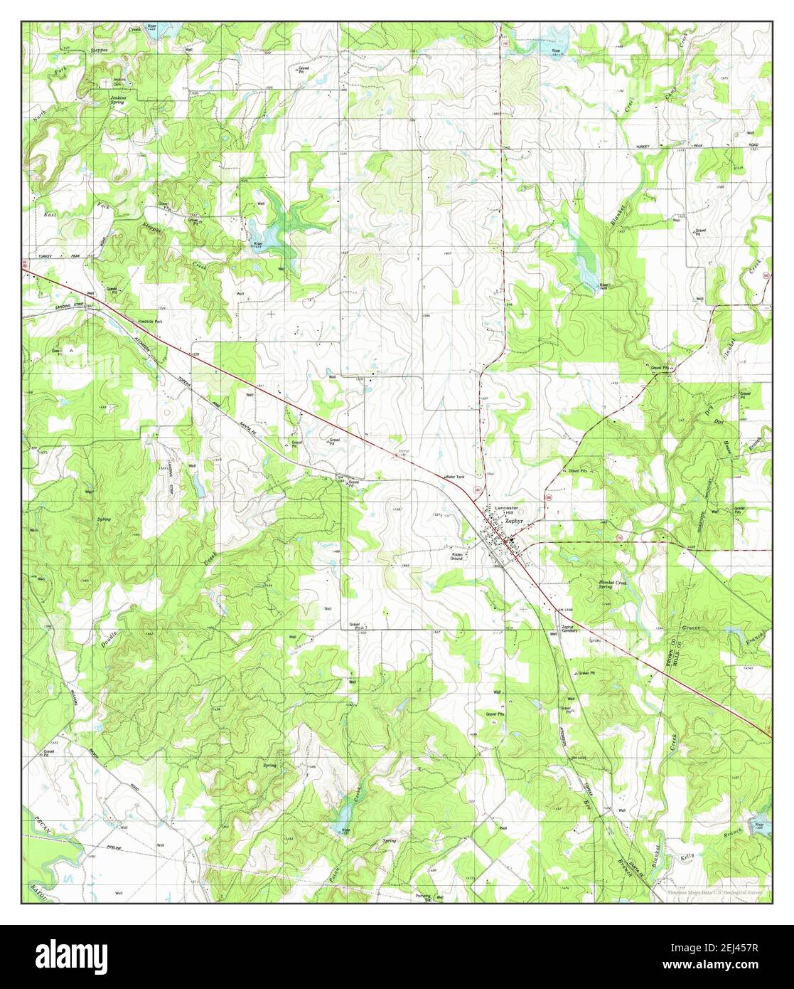 Zephyr, Texas, map 1979, 1:24000, United States of America by Timeless ...