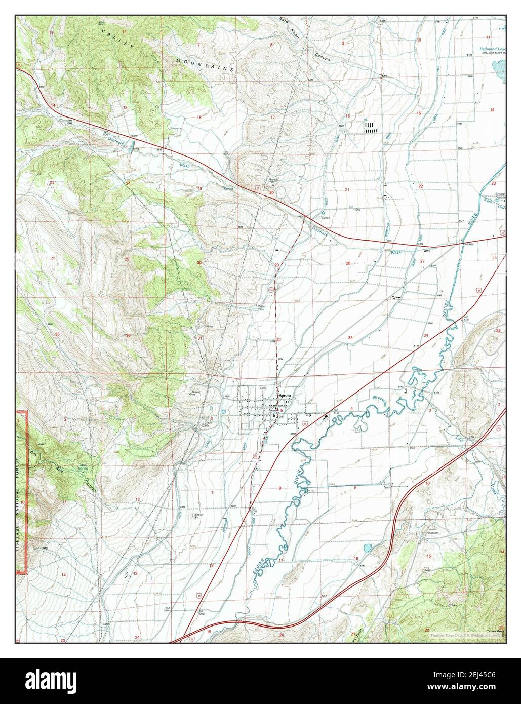Map of aurora Cut Out Stock Images & Pictures - Alamy