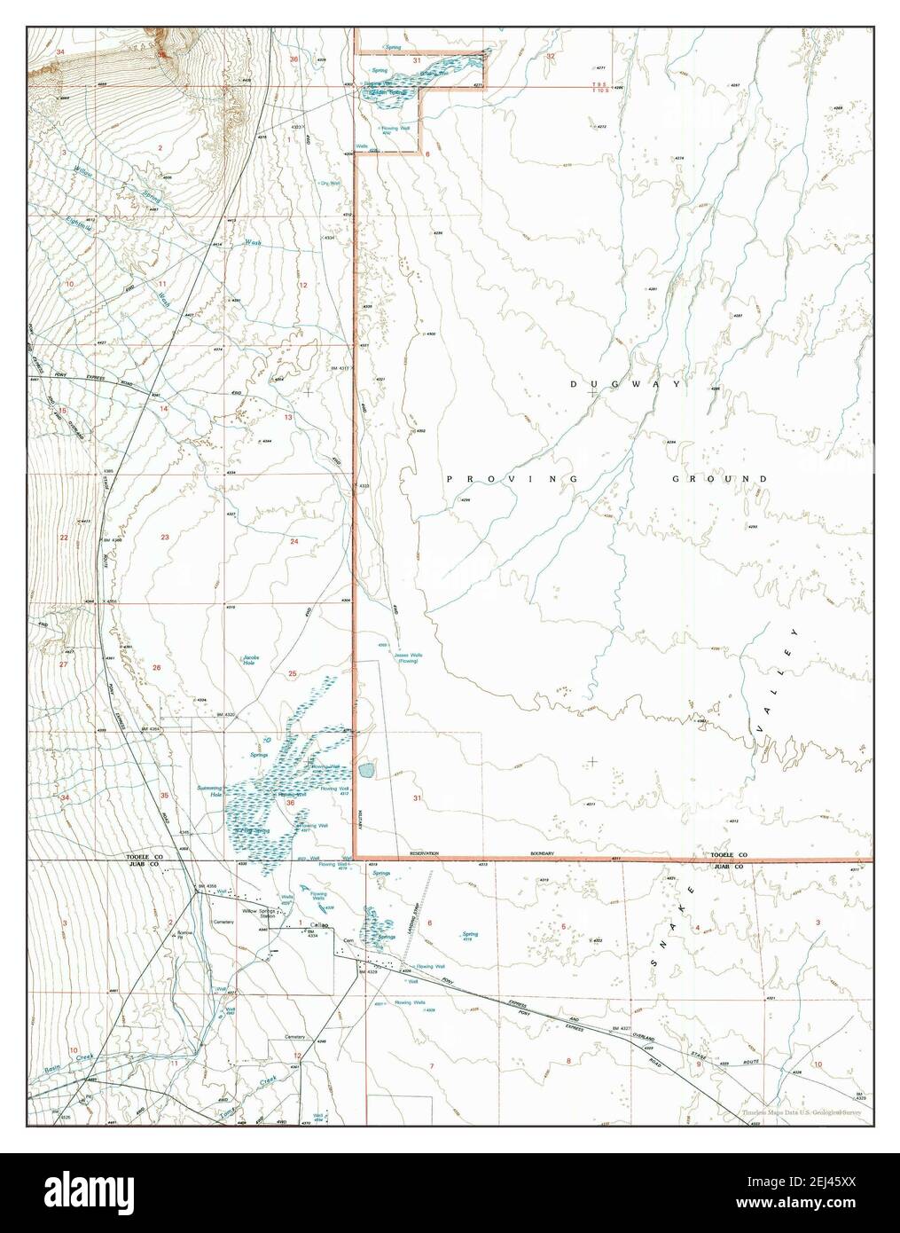 Callao, Utah, map 1993, 1:24000, United States of America by Timeless ...