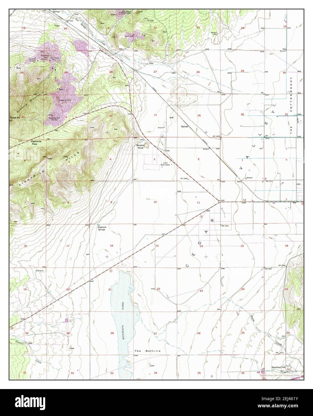 Cedar city utah map hi-res stock photography and images - Alamy