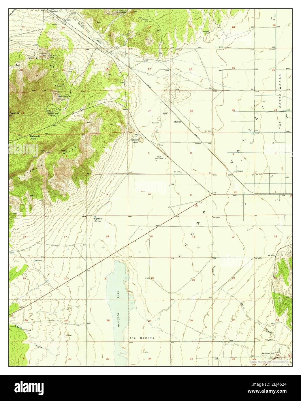 Cedar city utah map hi-res stock photography and images - Alamy