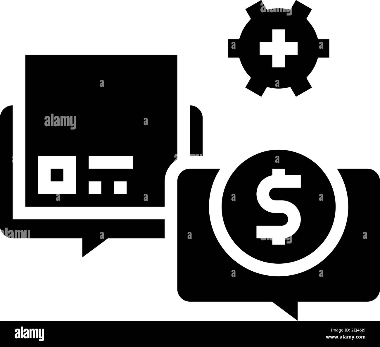 procurement process glyph icon vector illustration Stock Vector Image ...