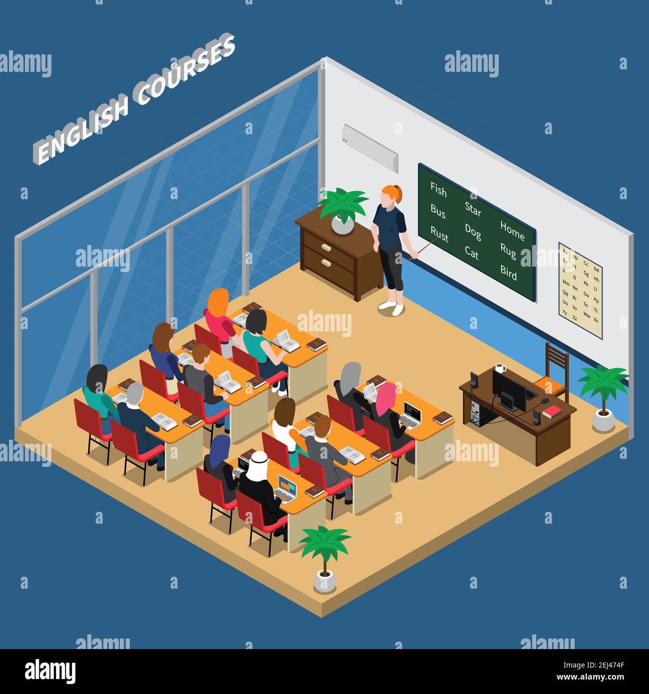 English university students Stock Vector Images - Alamy