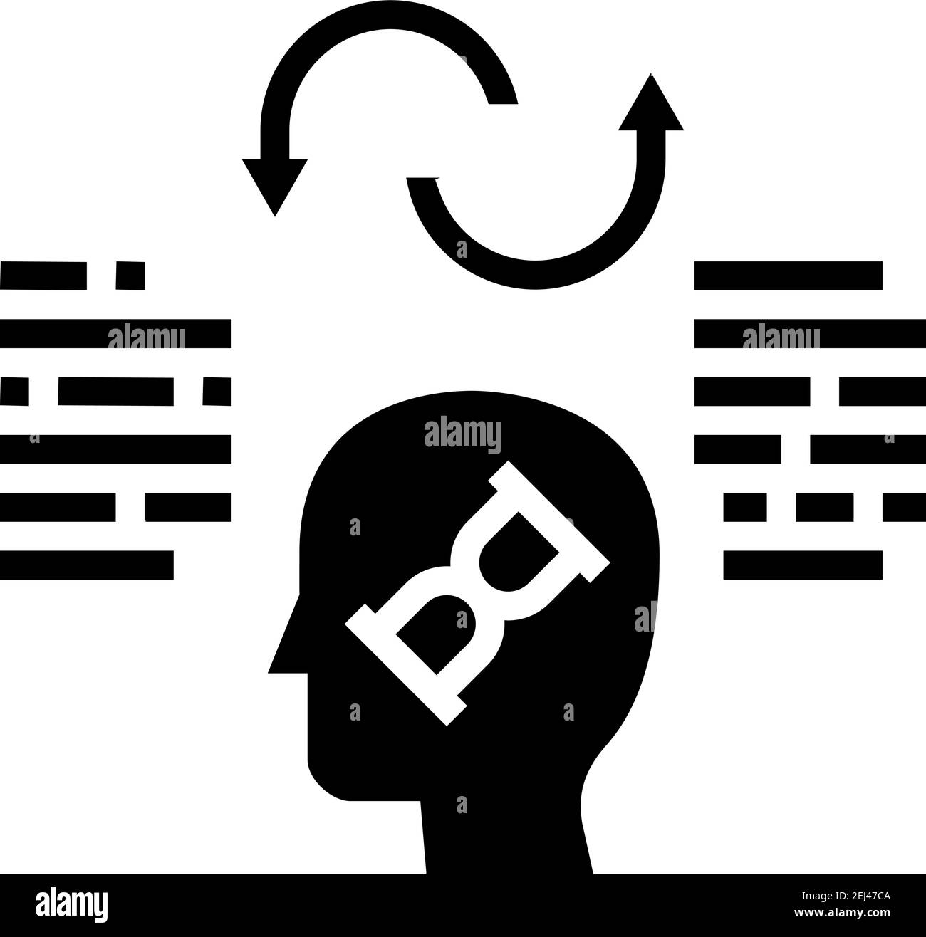 comparative philosophy glyph icon vector illustration Stock Vector ...