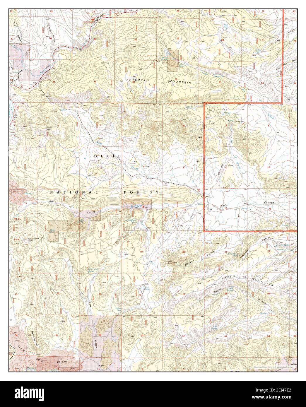 Haycock Mountain, Utah, map 2002, 1:24000, United States of America by ...