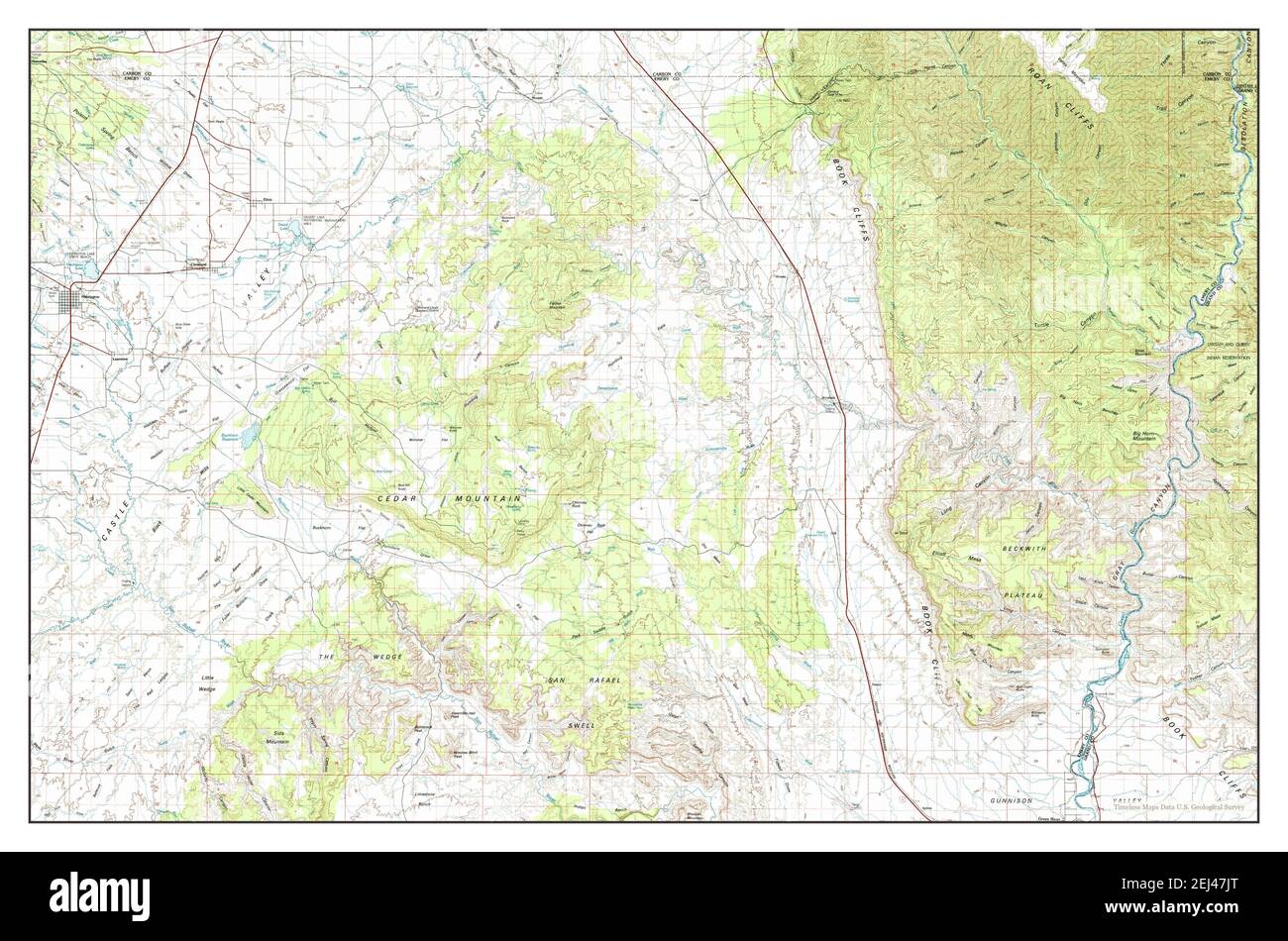Huntington, Utah, map 1980, 1:100000, United States of America by ...