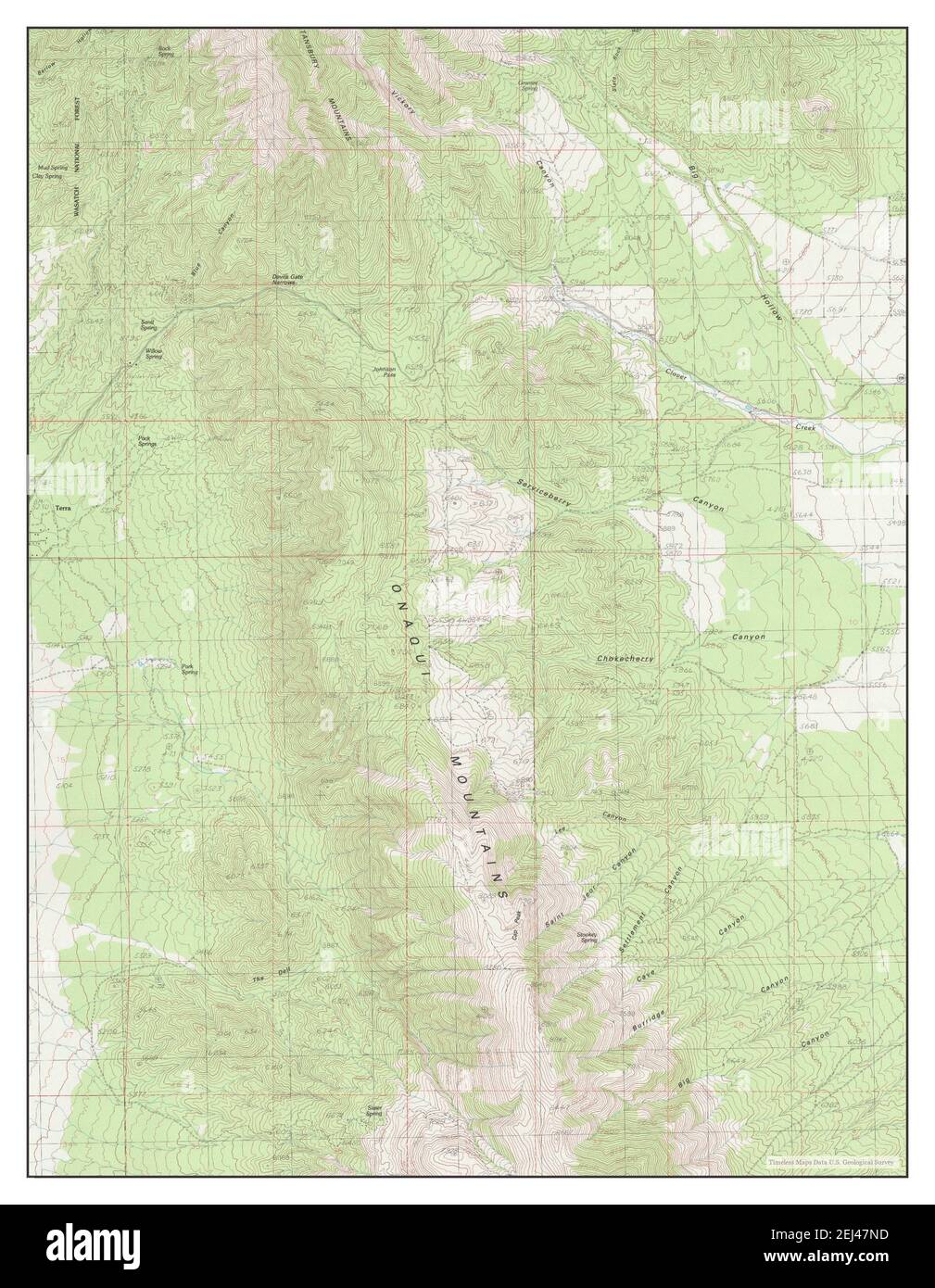Johnson Pass, Utah, map 1985, 1:24000, United States of America by ...