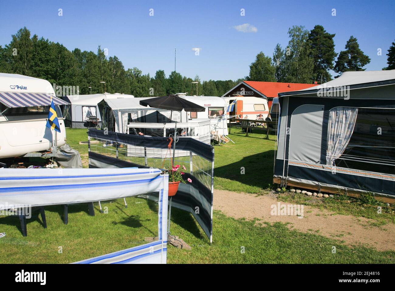 Caravans and camping tent hi-res stock photography and images - Alamy