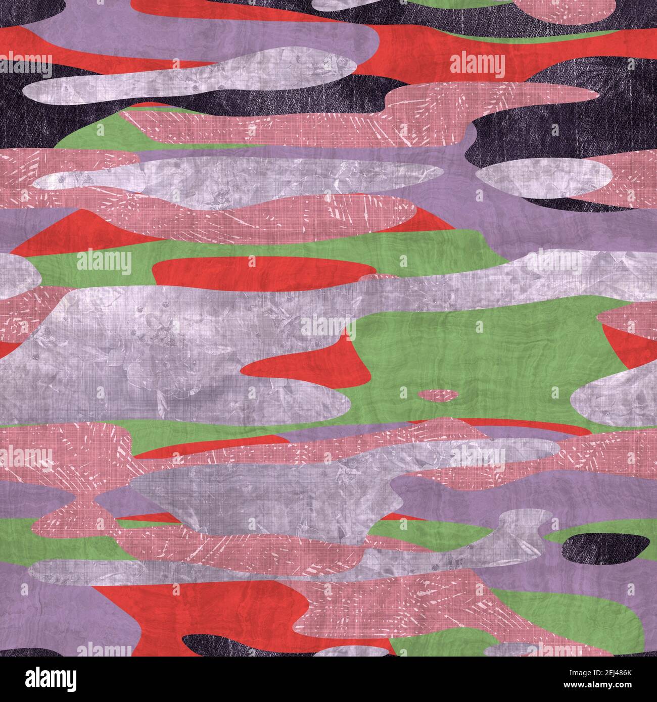 Seamless collage in camo shapes vivid montage Stock Photo - Alamy