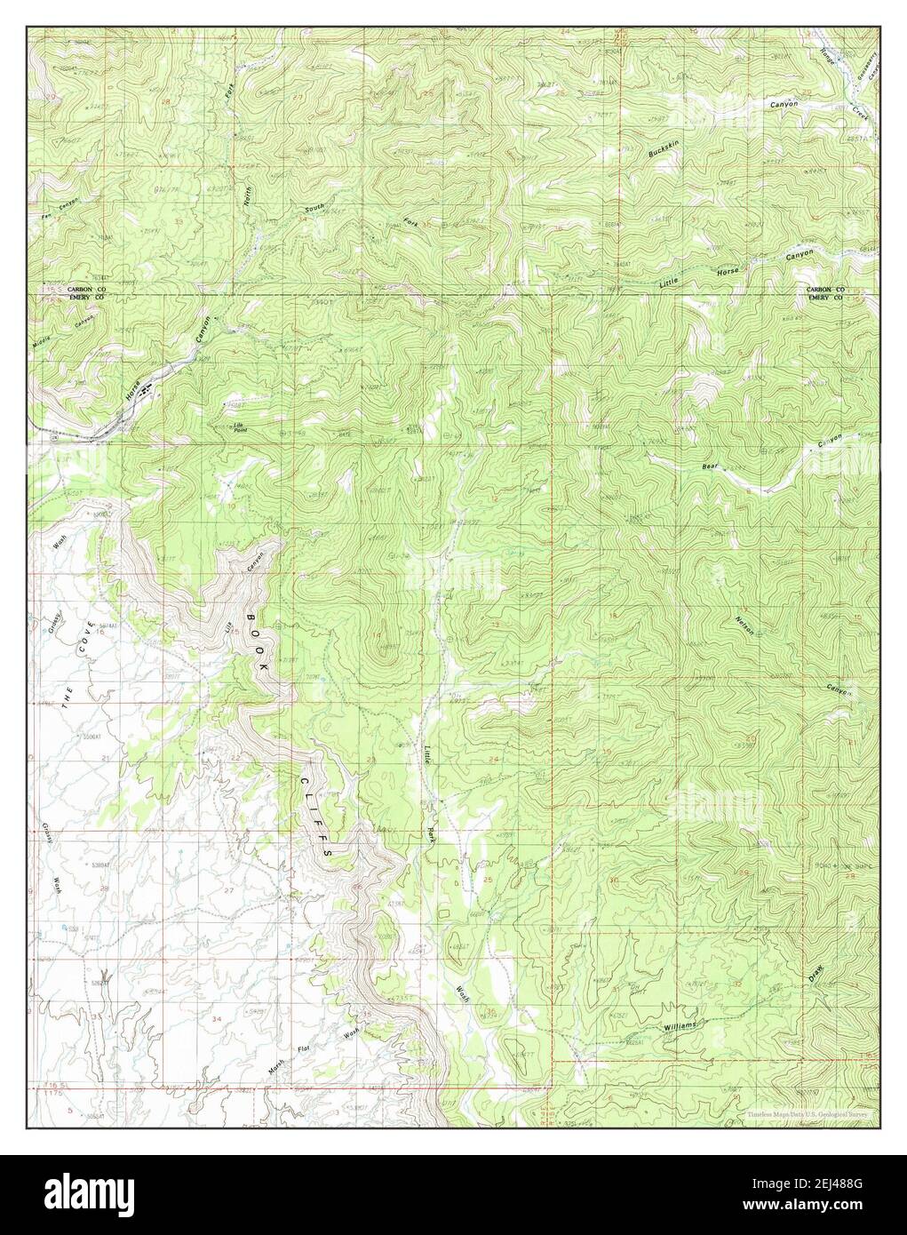 Lila Point, Utah, map 1985, 1:24000, United States of America by ...
