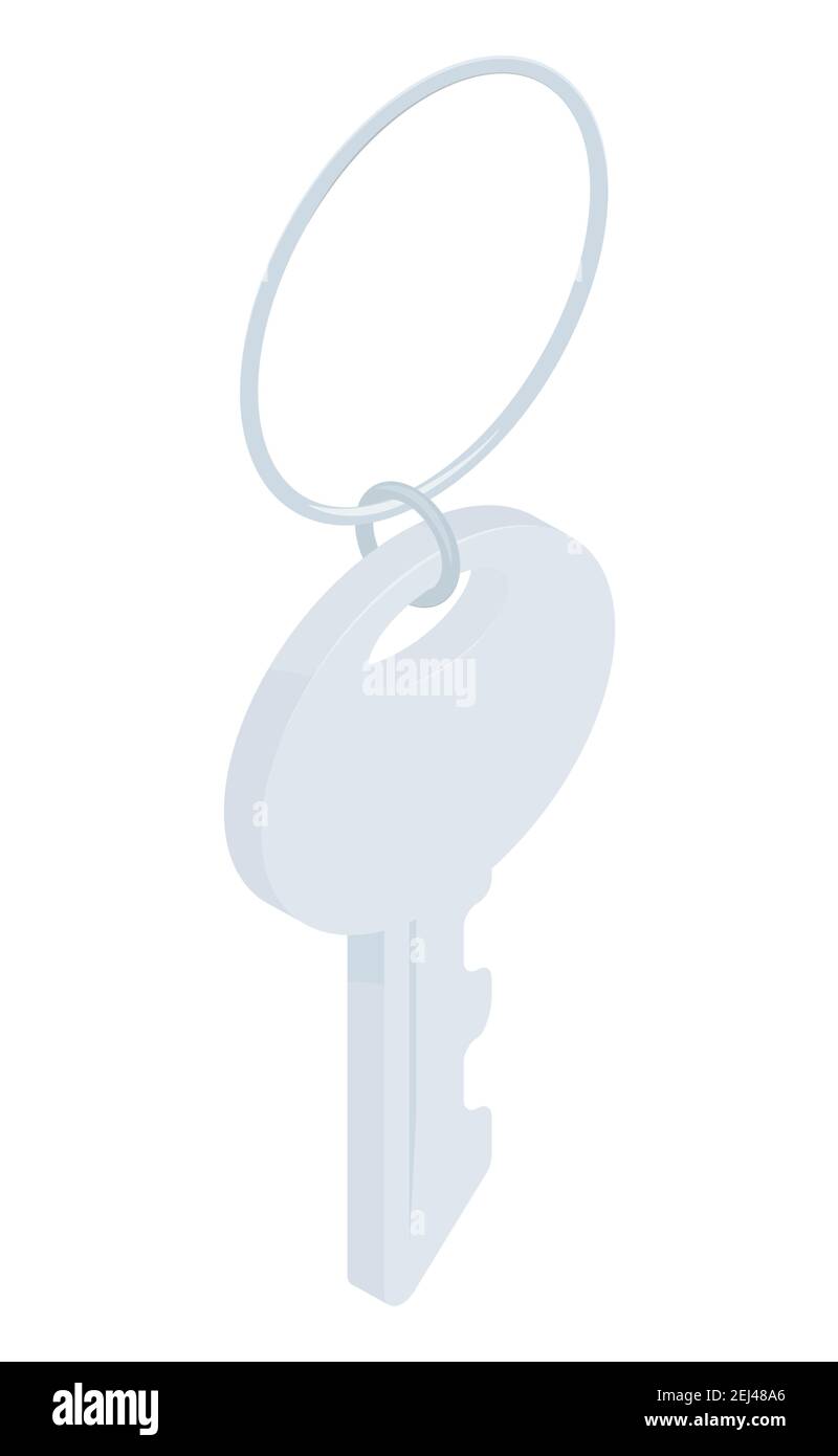 Key Isometric Icon sign. Vector Illustration isolated on white Stock ...