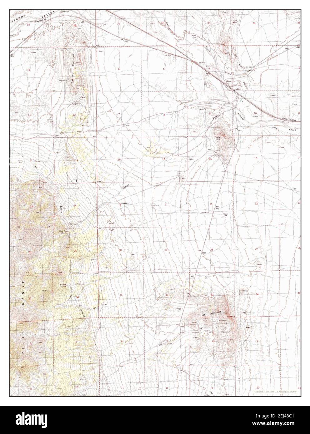 Lucin Utah Map 1992 124000 United States Of America By Timeless Maps Data Us Geological