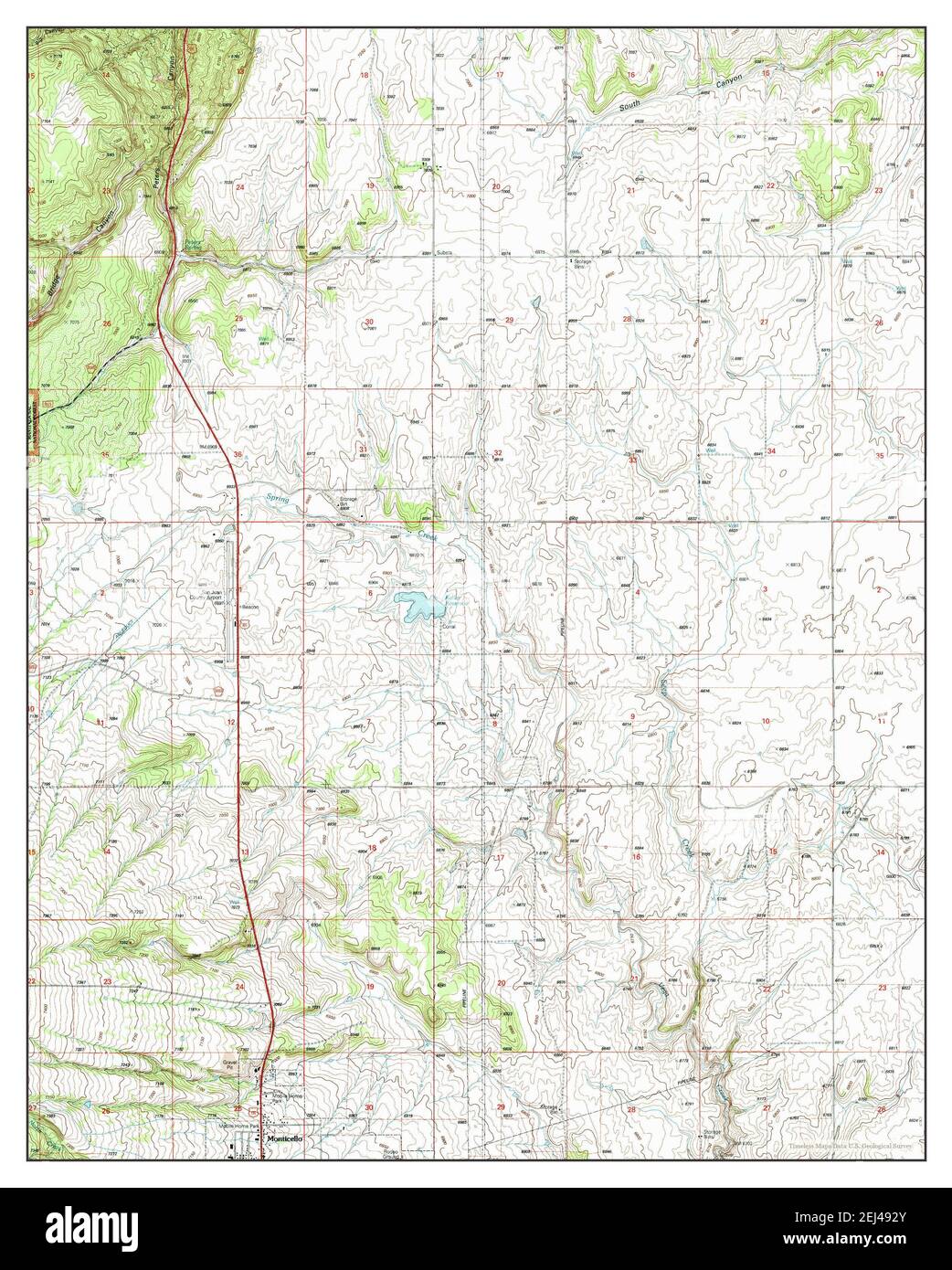 Monticello utah map hi-res stock photography and images - Alamy