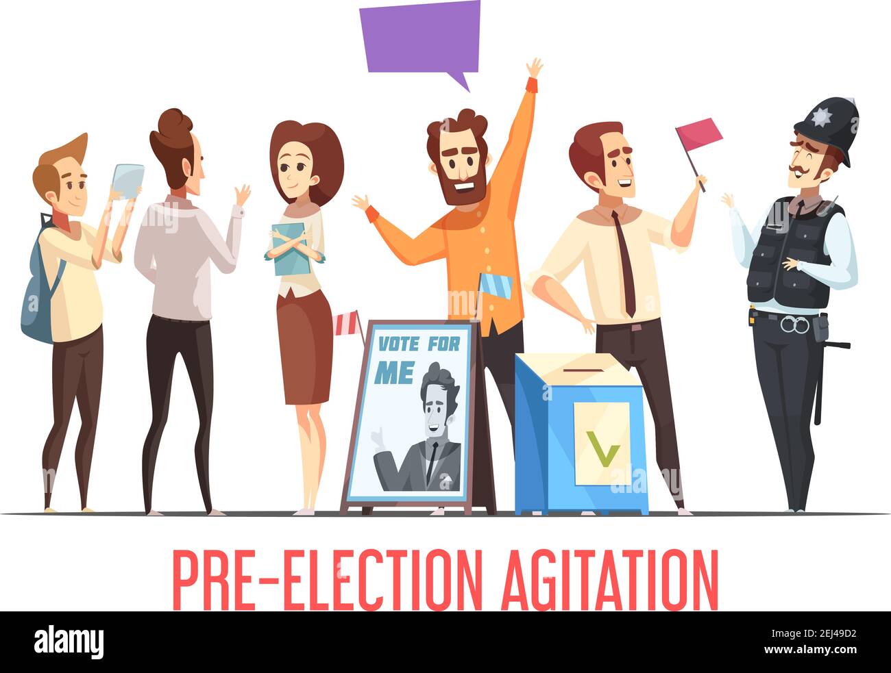 Canvassing team Stock Vector Images - Alamy