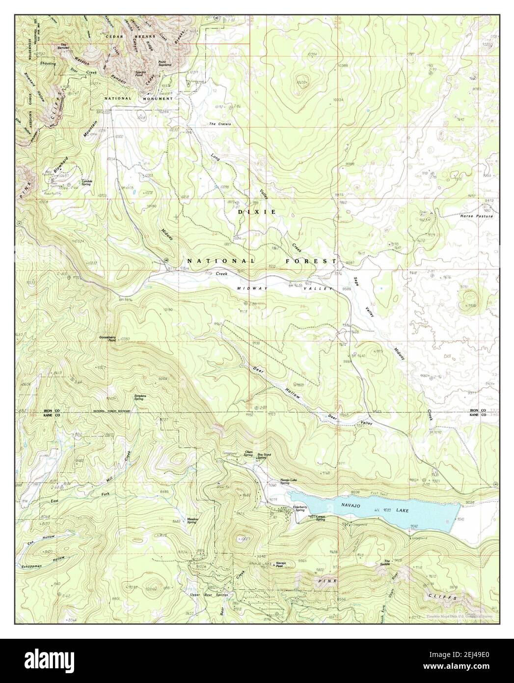 Map of navajo hi-res stock photography and images - Alamy