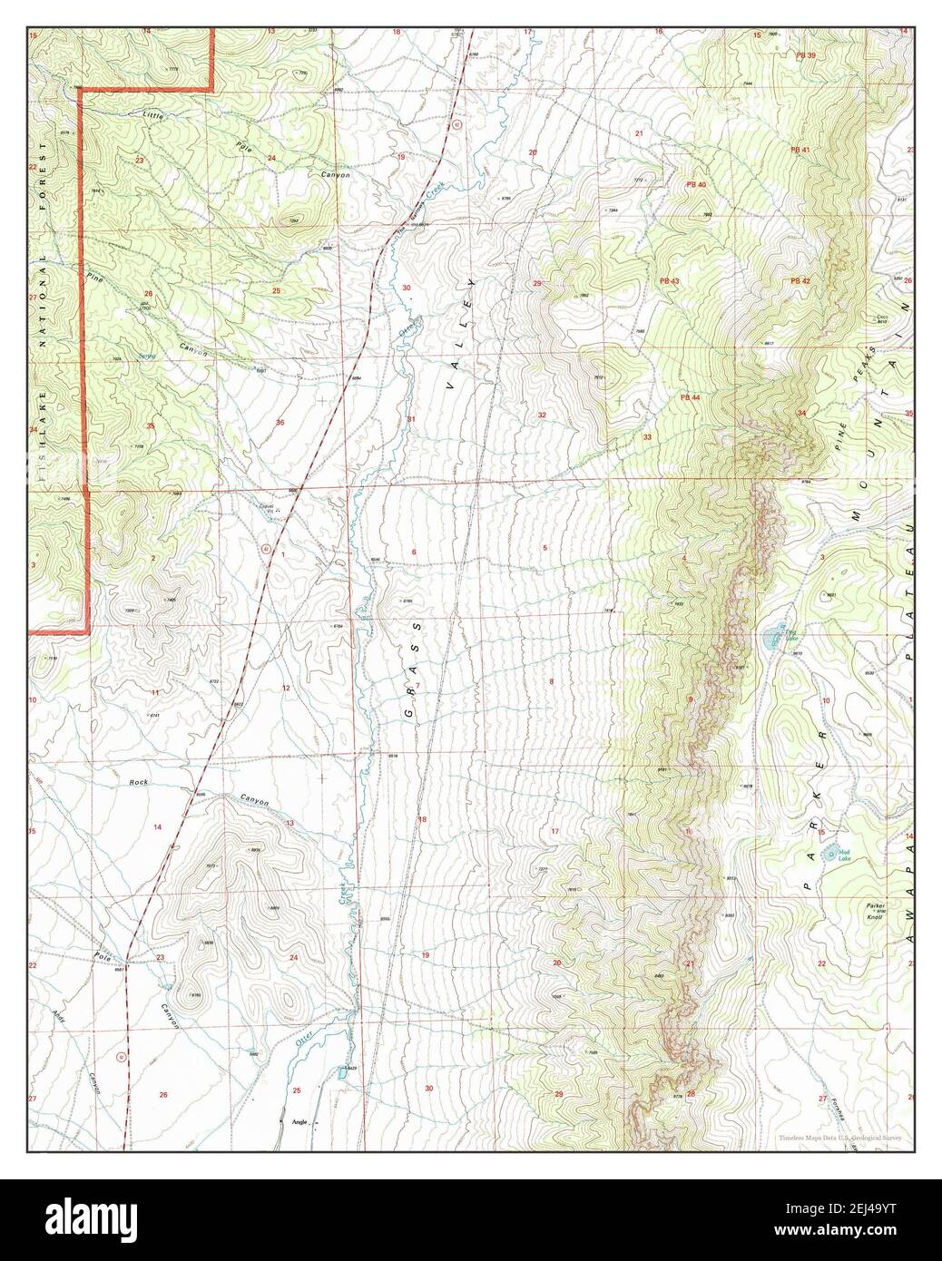 Parker Knoll, Utah, map 2001, 1:24000, United States of America by ...