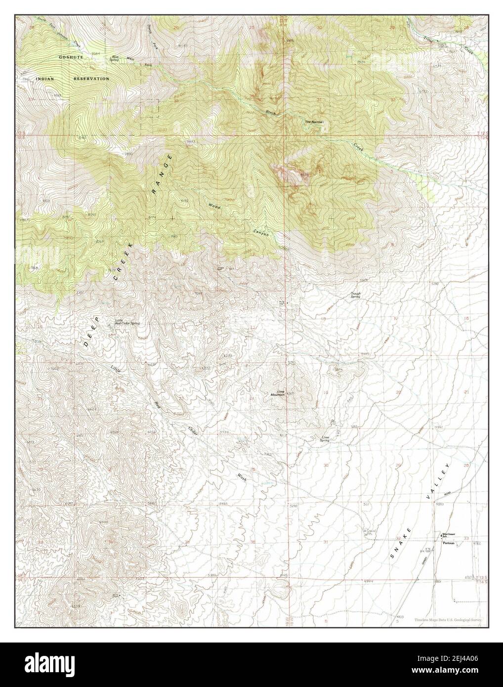 Partoun, Utah, map 1991, 1:24000, United States of America by Timeless ...