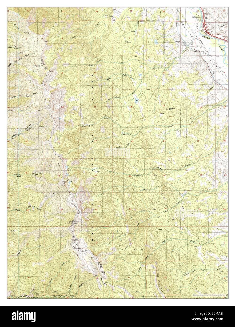 Peterson map hi-res stock photography and images - Alamy