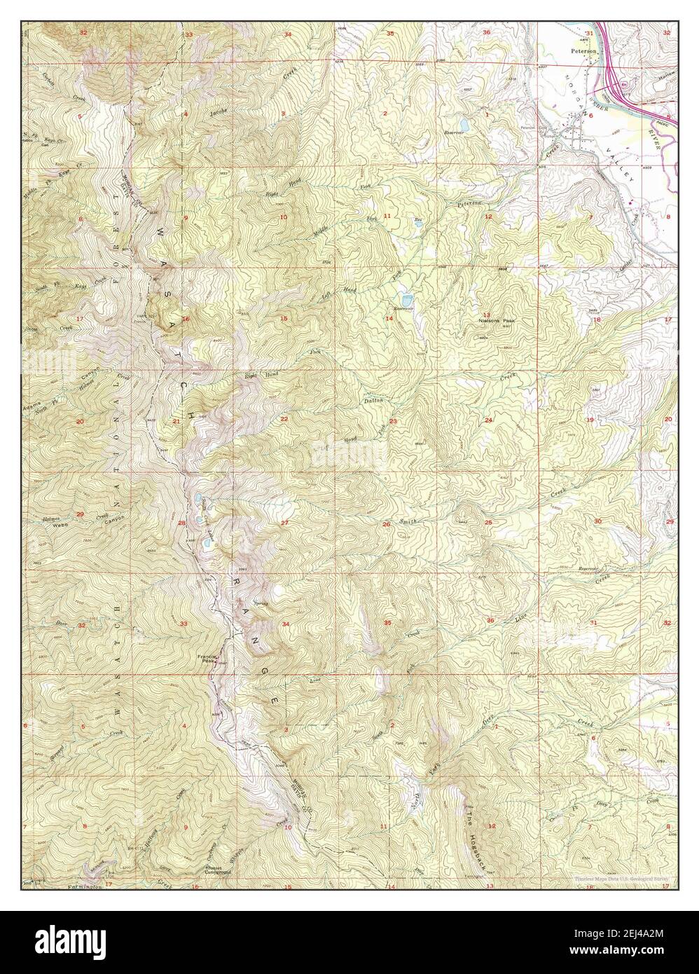 Peterson map hi-res stock photography and images - Alamy