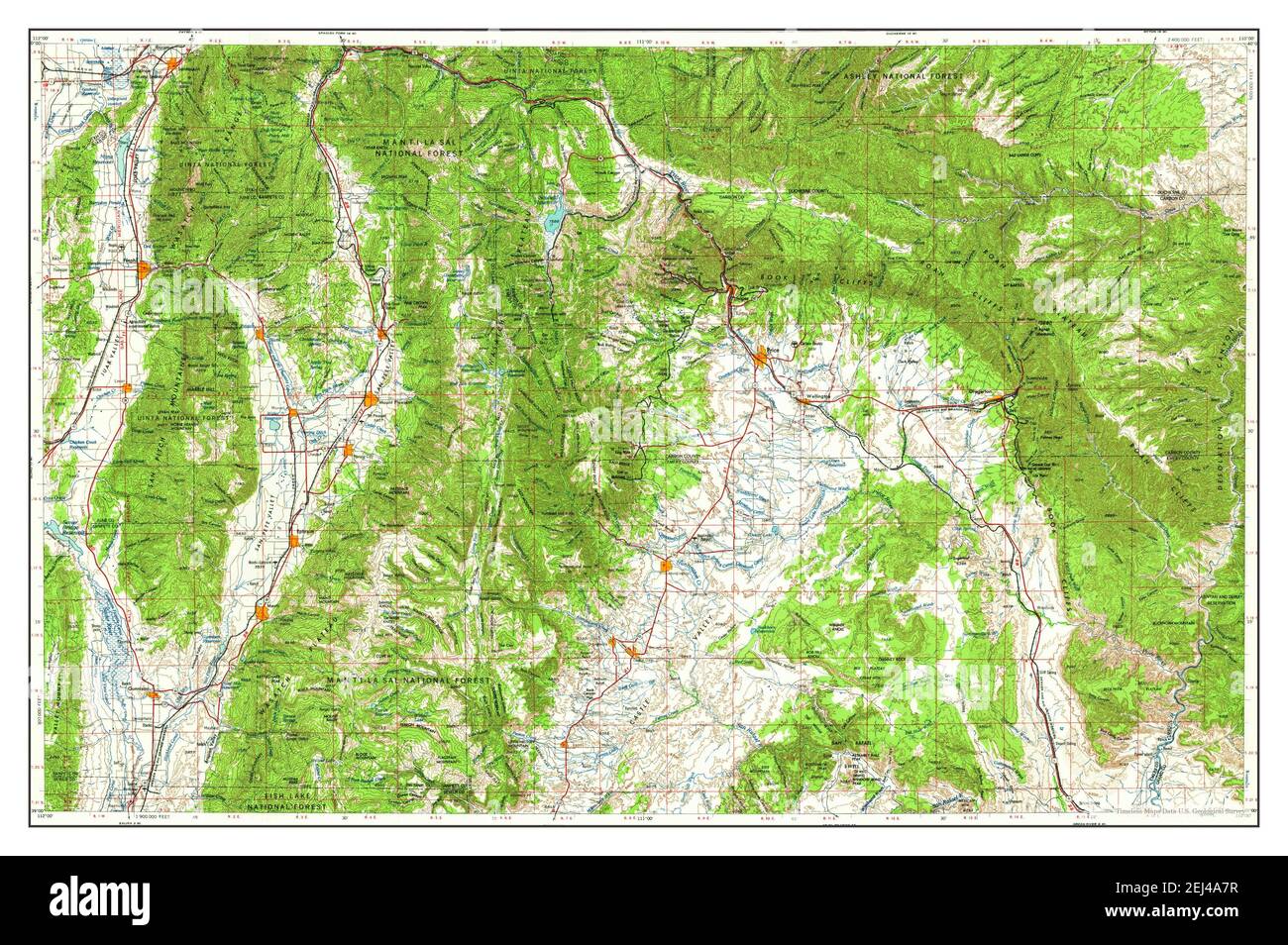 Map Of Price Utah High Resolution Stock Photography and Images - Alamy