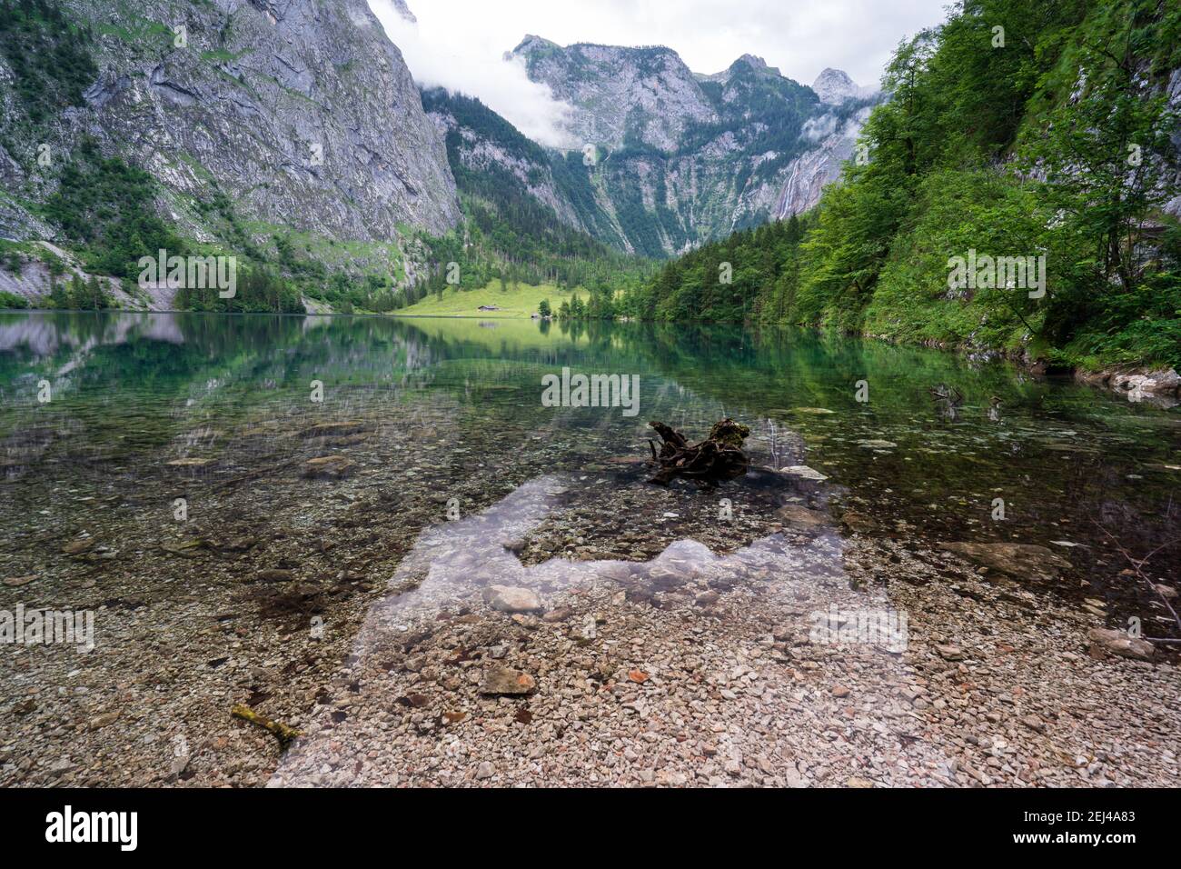 Atmospheric Mood at Lake Konigsee, Germany Stock Photo - Alamy