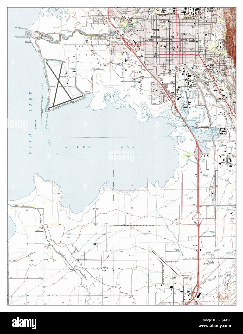 Map of provo hi-res stock photography and images - Alamy