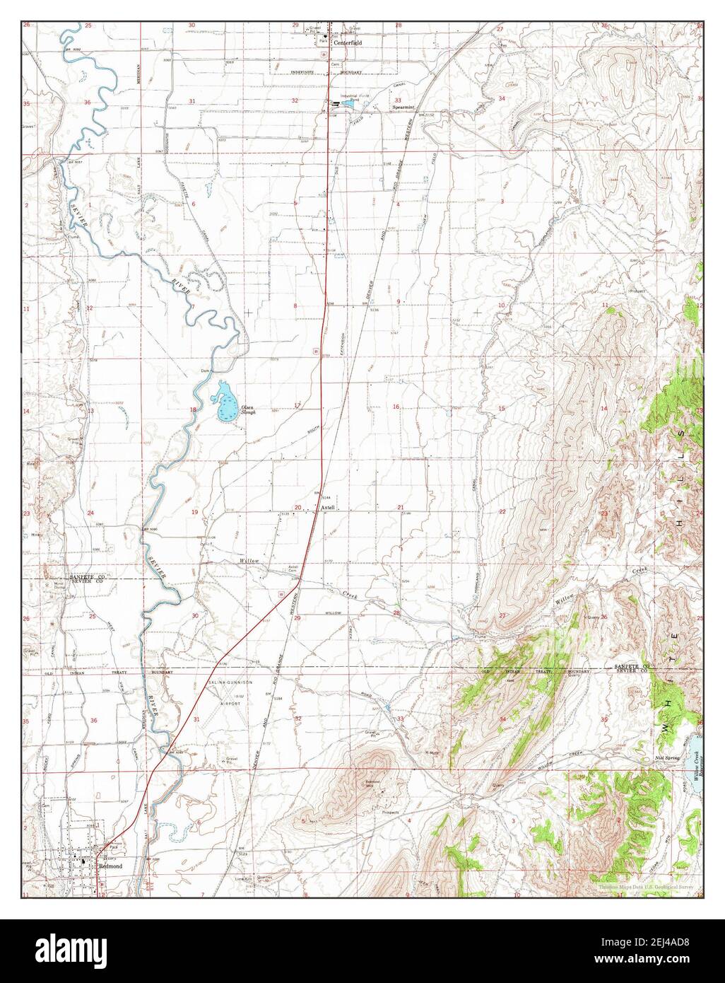 Map of redmond hi-res stock photography and images - Alamy