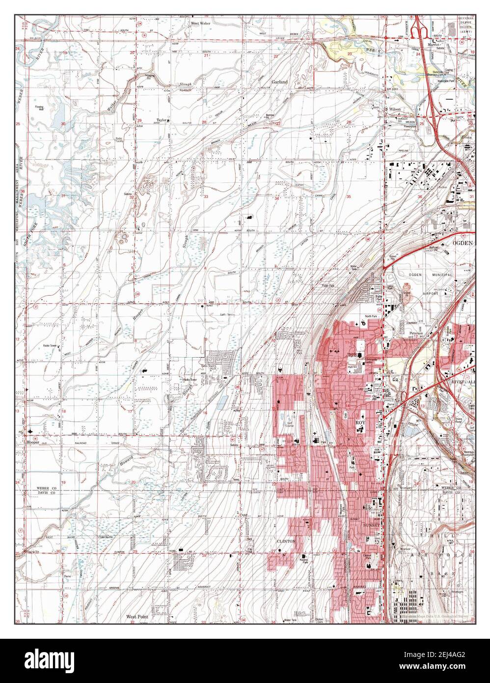 Map of roy utah hi-res stock photography and images - Alamy