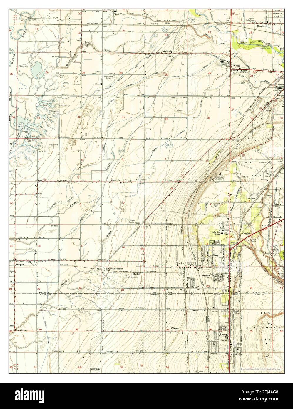 Map of roy utah hi-res stock photography and images - Alamy