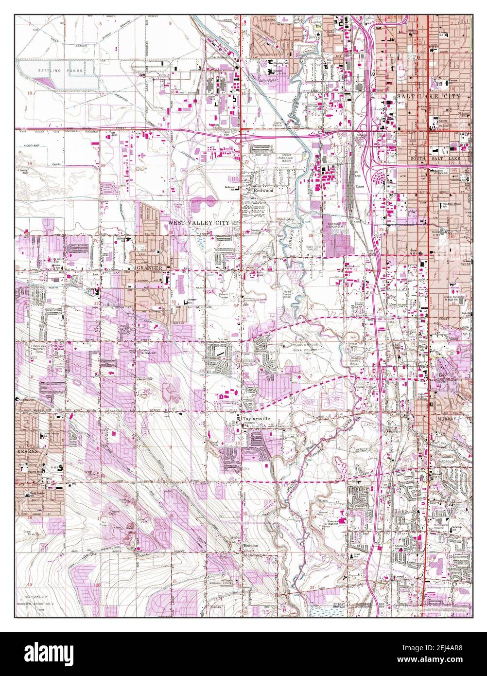 Salt Lake City South, Utah, map 1963, 1:24000, United States of America ...