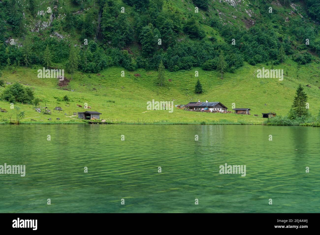Atmospheric Mood at Lake Konigsee, Germany Stock Photo - Alamy