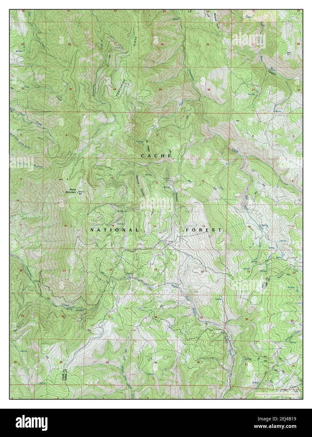 Sharp Mountain, Utah, map 1998, 1:24000, United States of America by ...