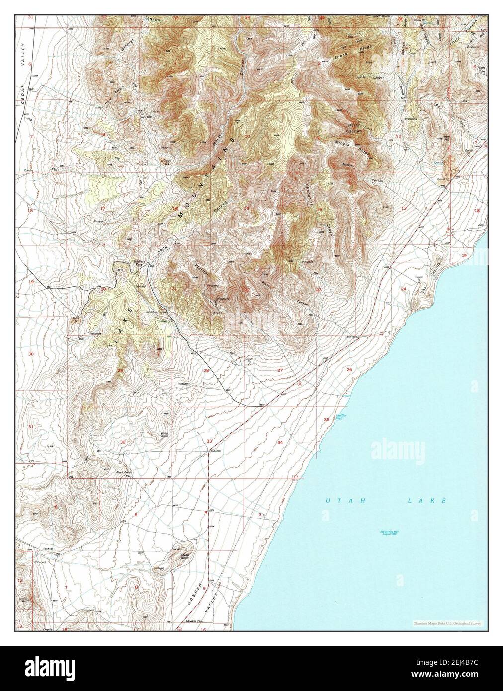 Soldiers Pass, Utah, map 1993, 1:24000, United States of America by ...