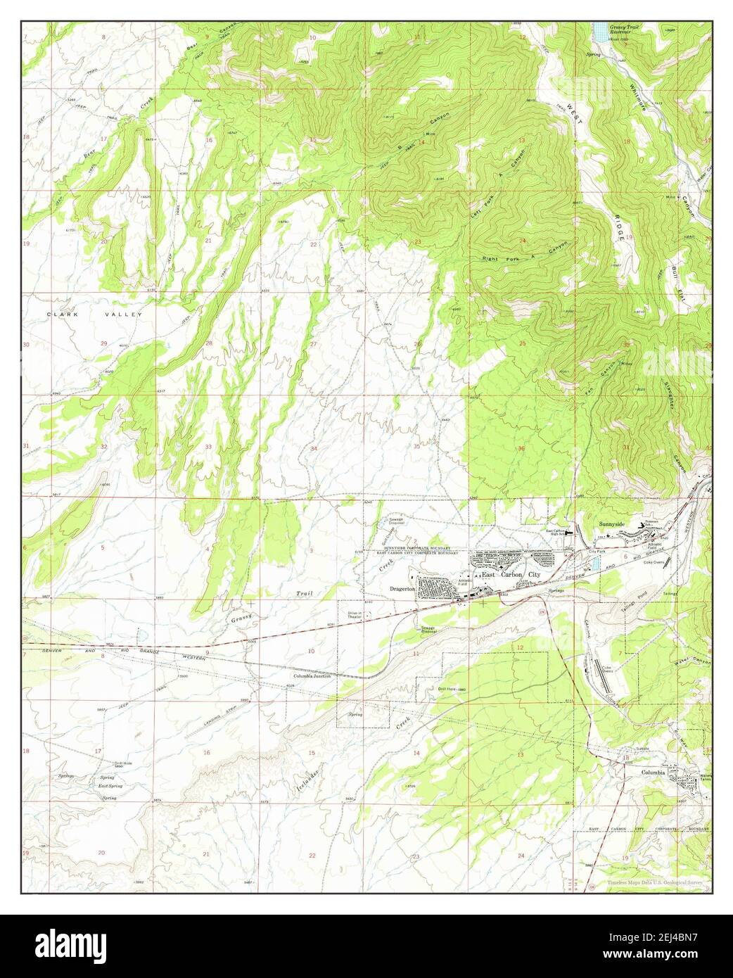 Summit, Utah, map 1972, 1:24000, United States of America by Timeless ...
