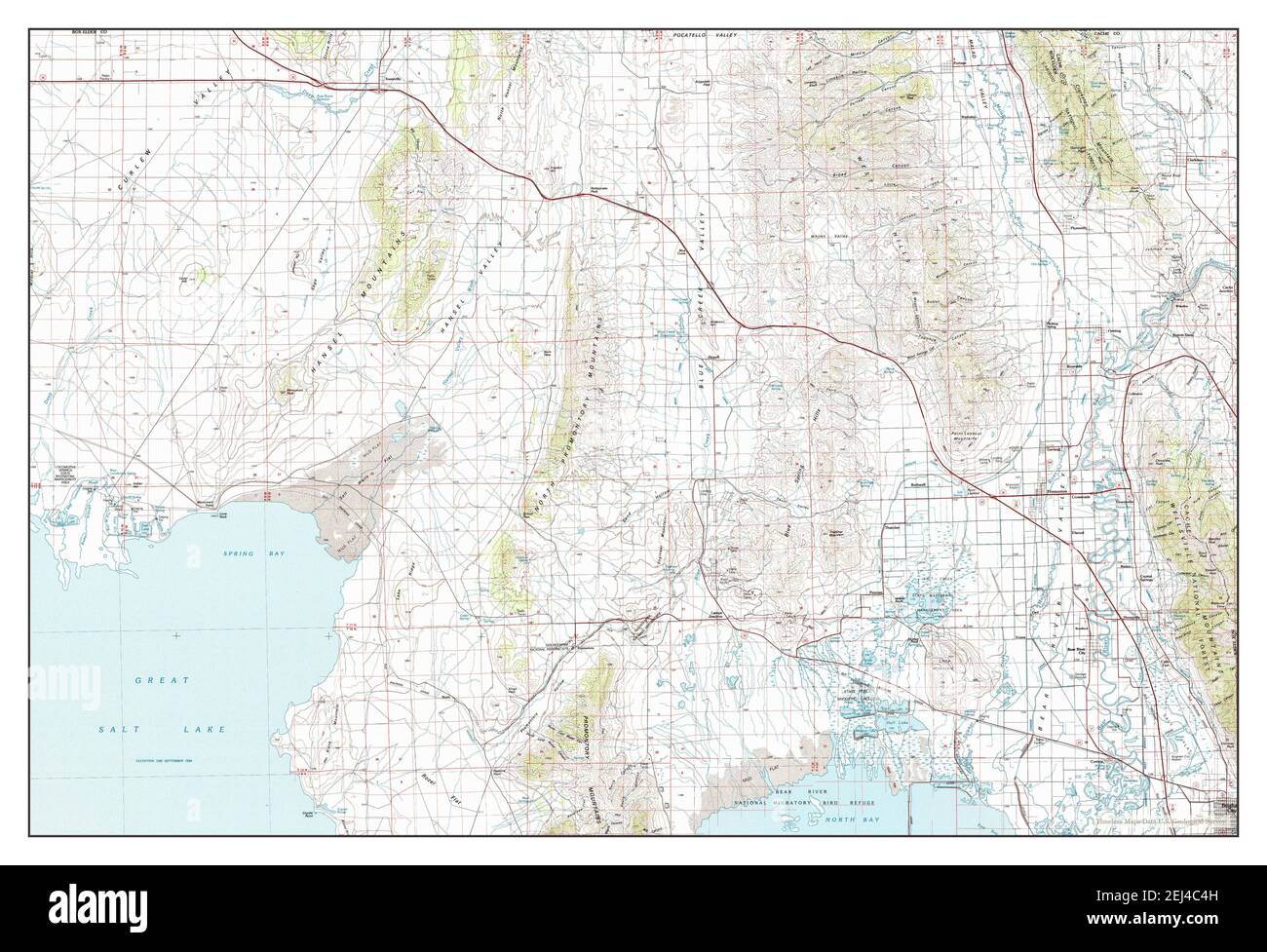 Map of tremonton hi-res stock photography and images - Alamy