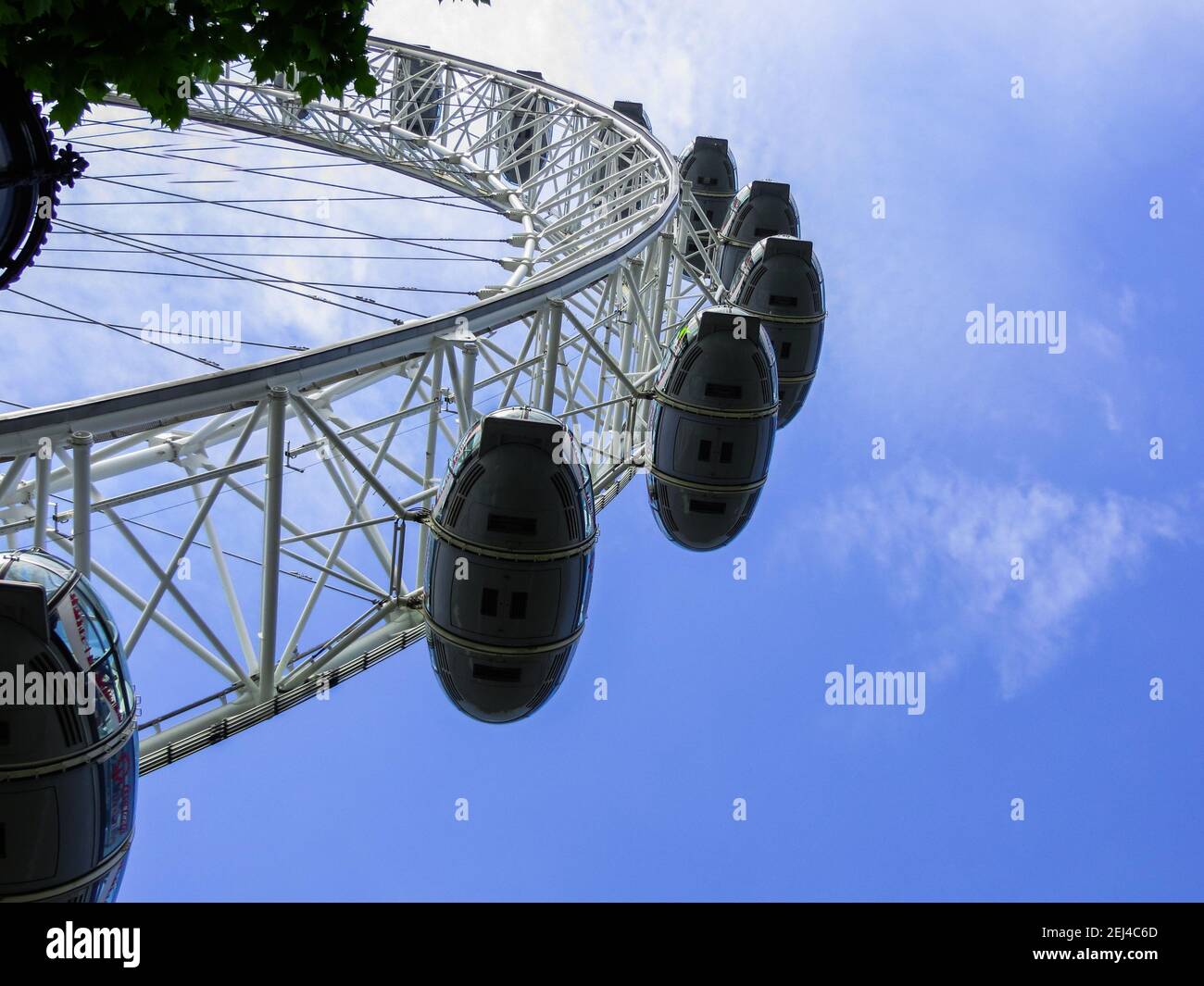 Big ferris wheel in Europe. The most popular attraction in the UK ...
