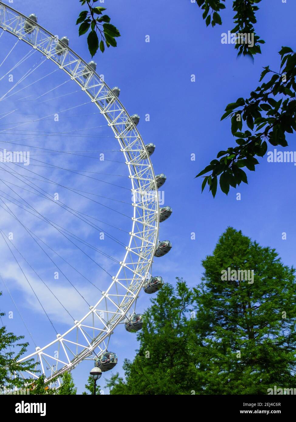 Big ferris wheel in Europe. The most popular attraction in the UK ...