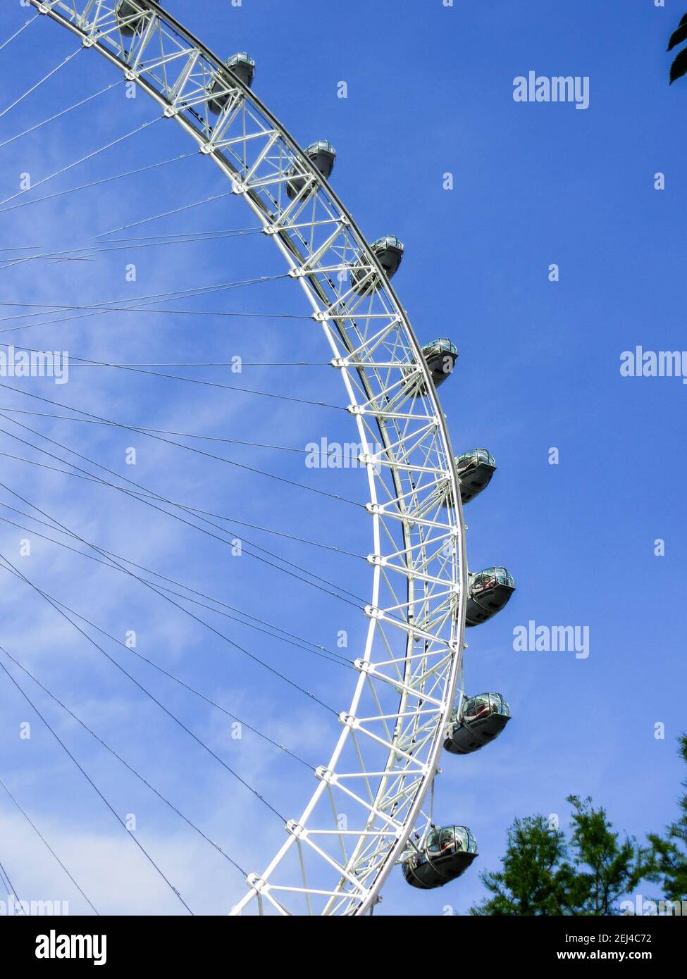 Great Ferris wheel in London. Most Popular Attraction, LONDON - May 26 ...