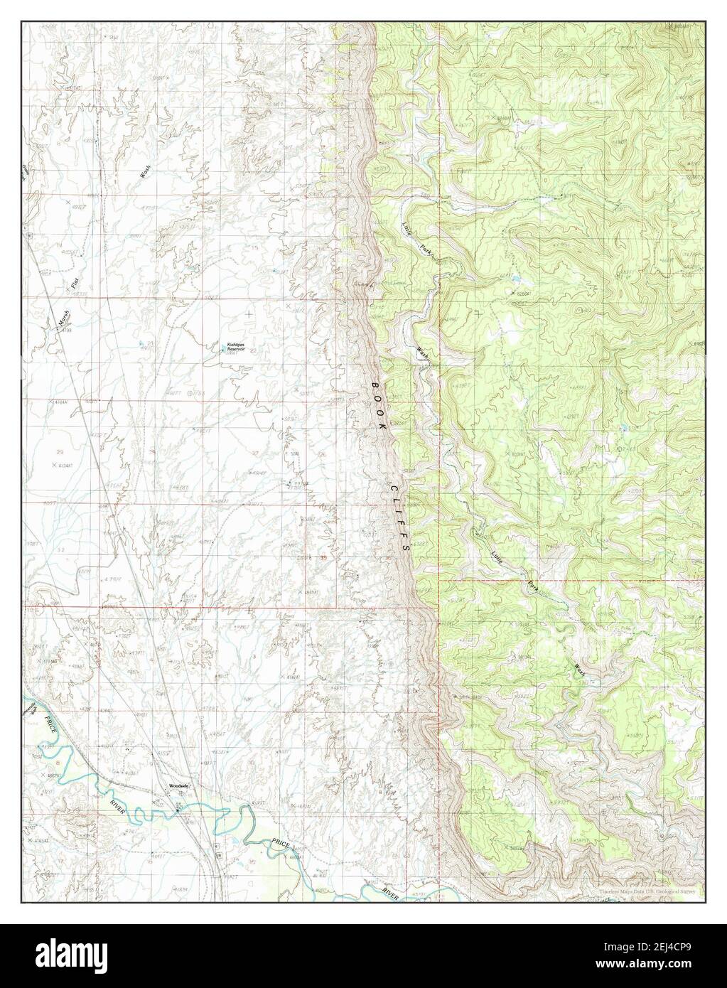 Woodside, Utah, map 1985, 1:24000, United States of America by Timeless ...