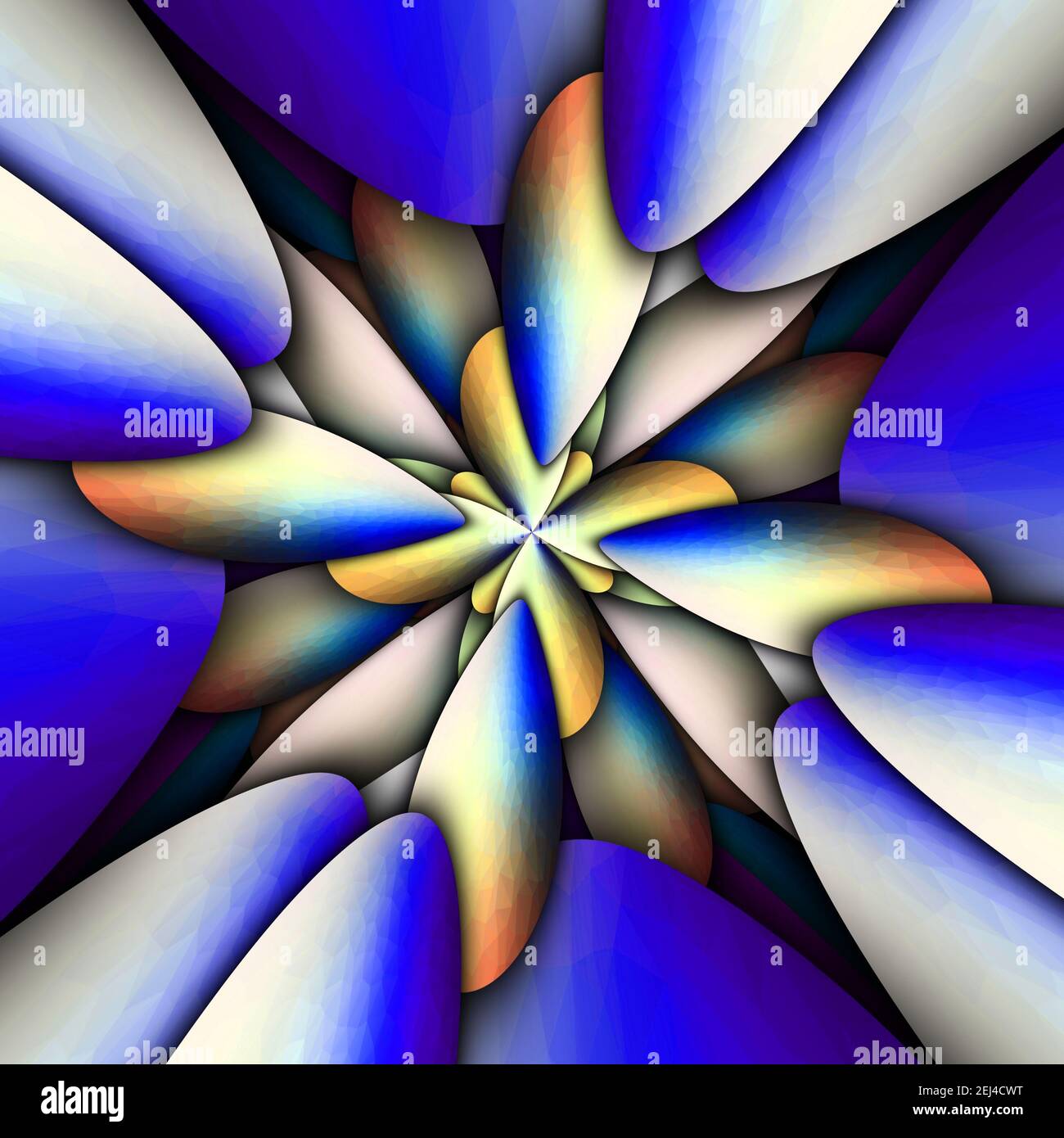 3D render abstract pattern background tile with colorful polygonal ...