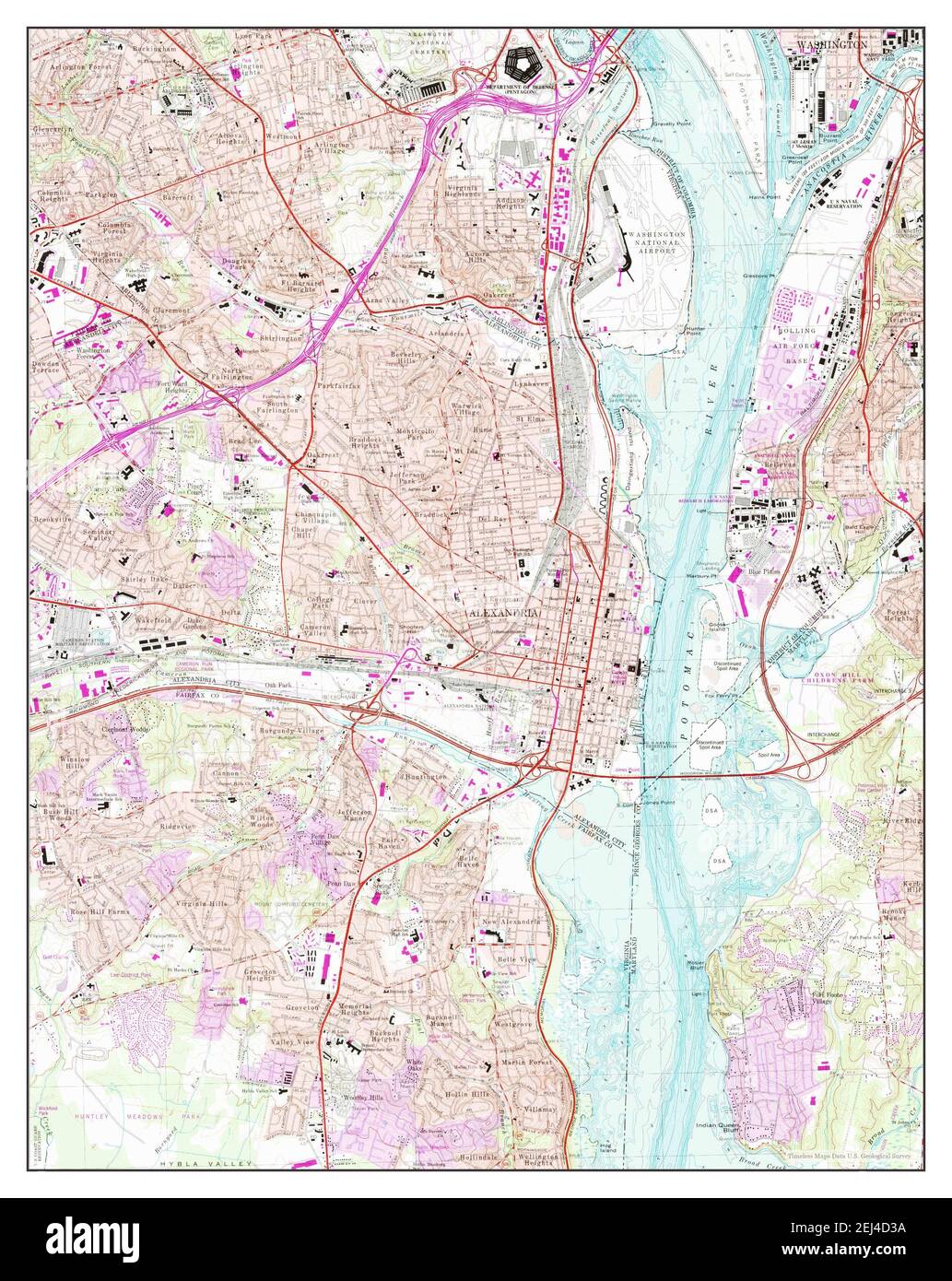 Old map of alexandria hi-res stock photography and images - Alamy