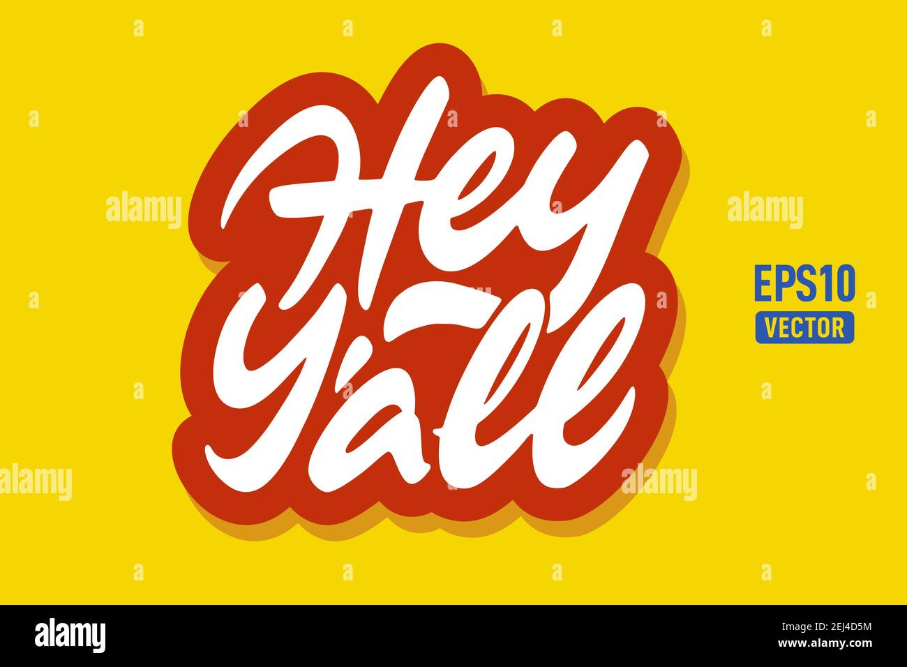 Hey Yall vector lettering Stock Vector Image & Art - Alamy