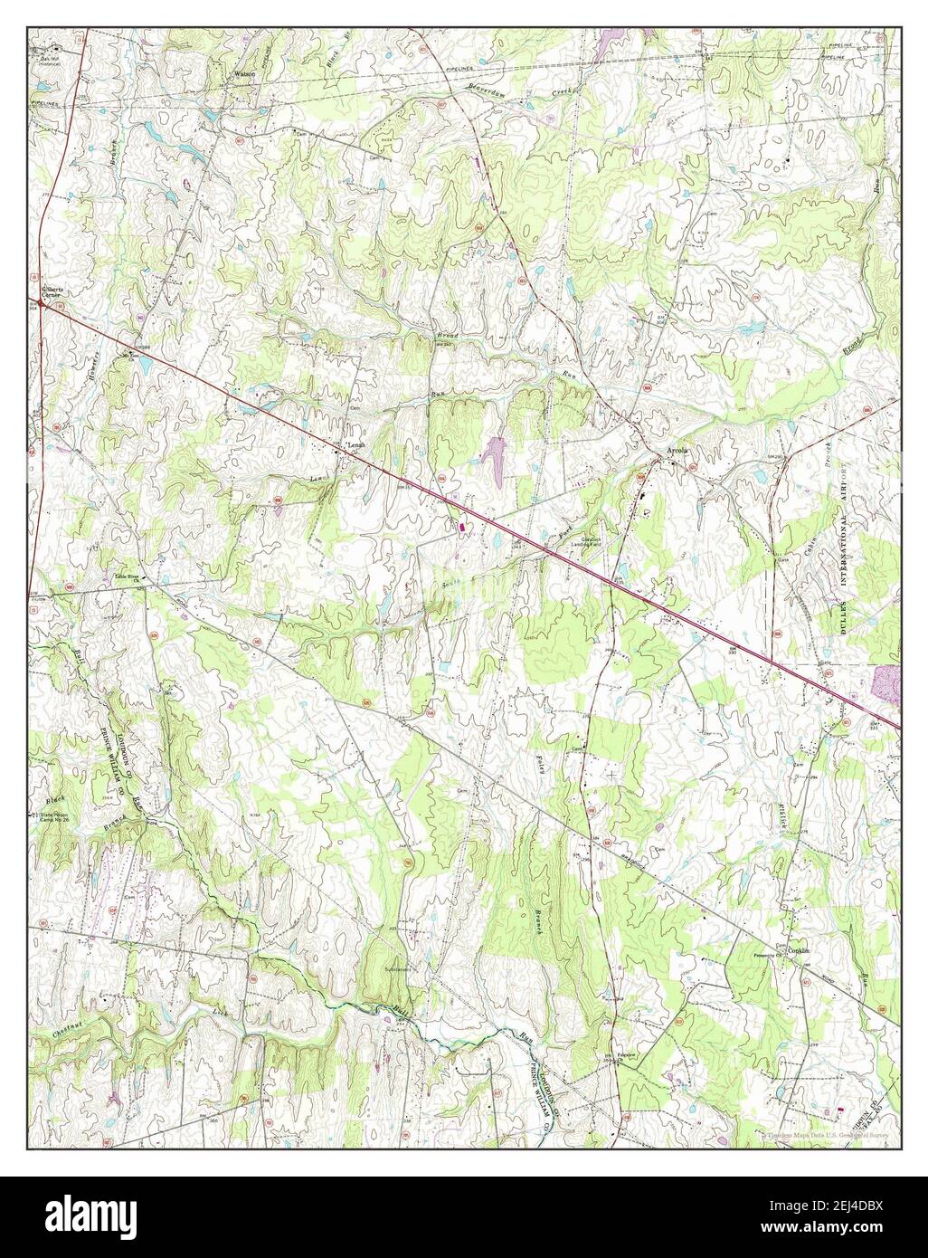 Map of arcola hi-res stock photography and images - Alamy