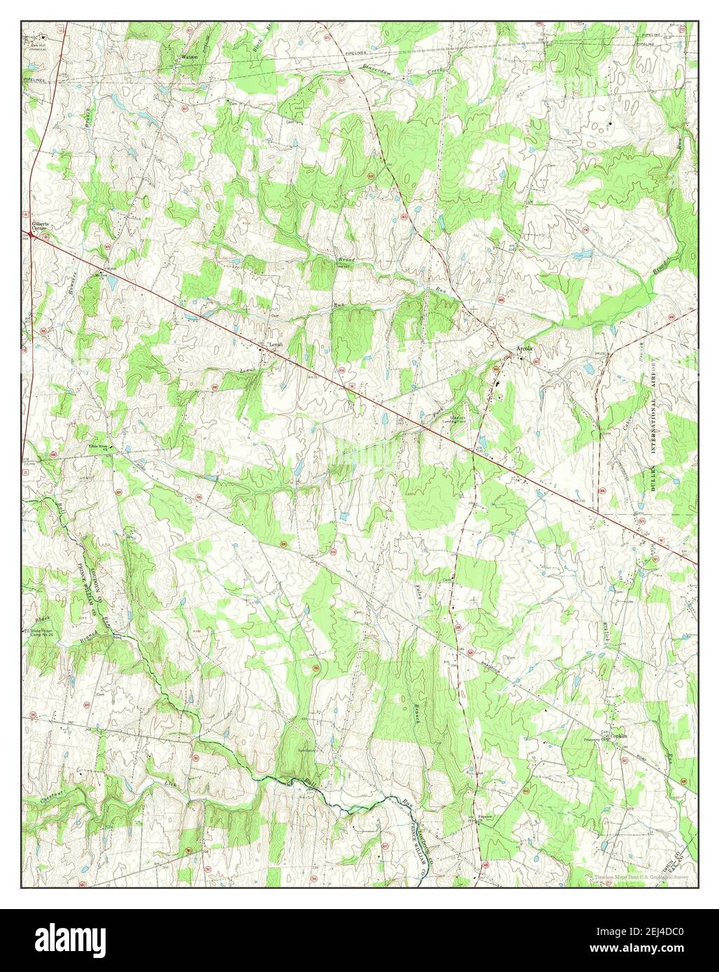 Map of arcola hi-res stock photography and images - Alamy