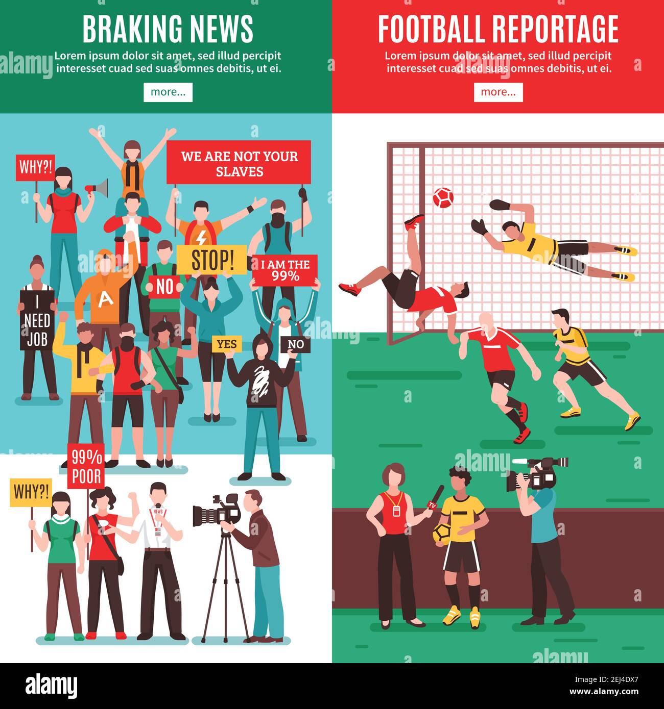 Television interview football Stock Vector Images - Alamy